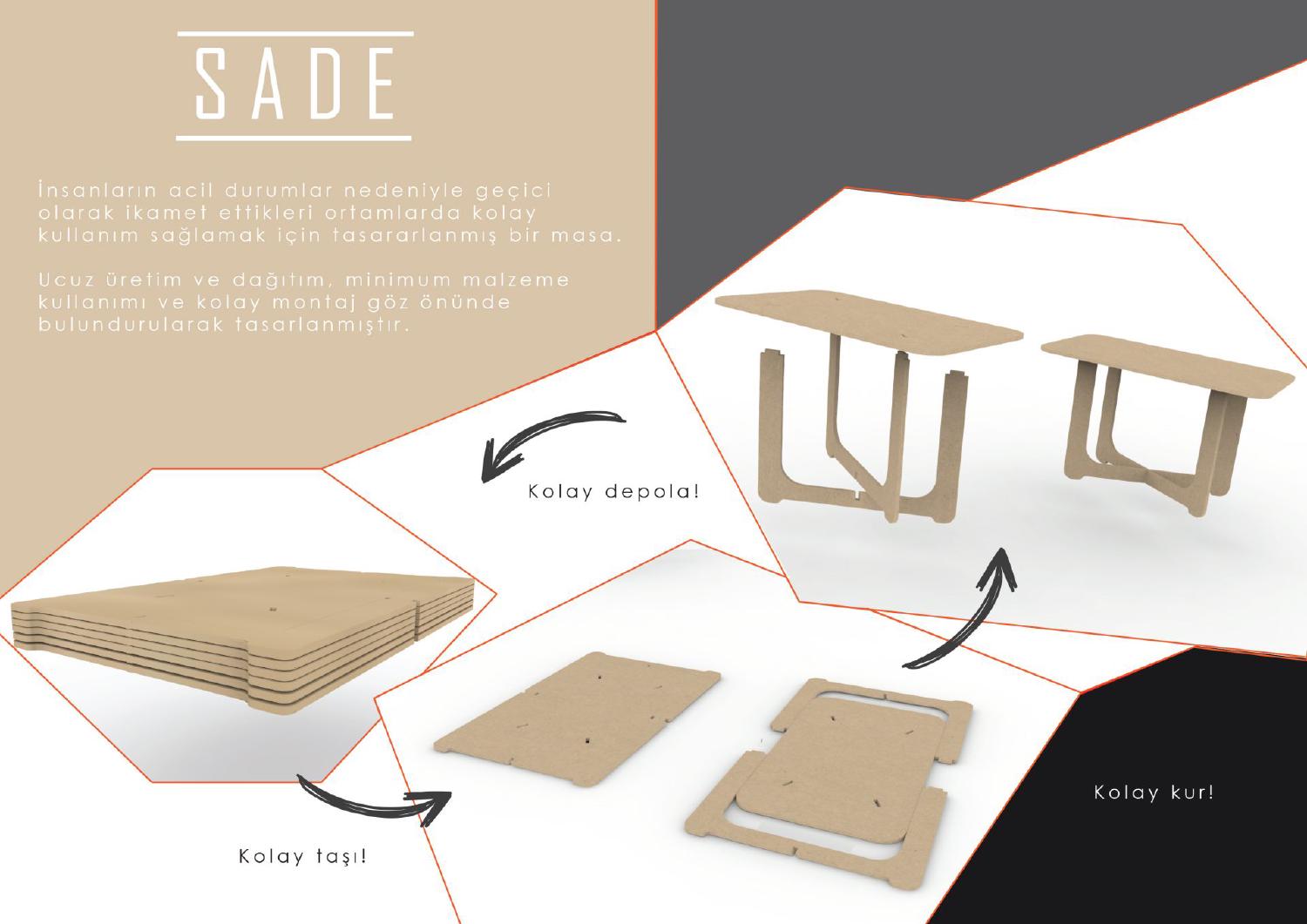 Sade Masa Tasarımı - Piyon Co.